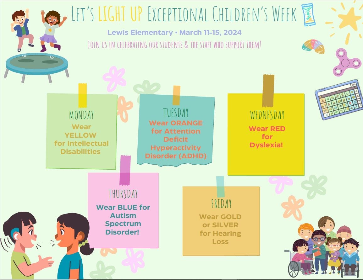 Exceptional Children's Week: Showing Support with Dress-up Days